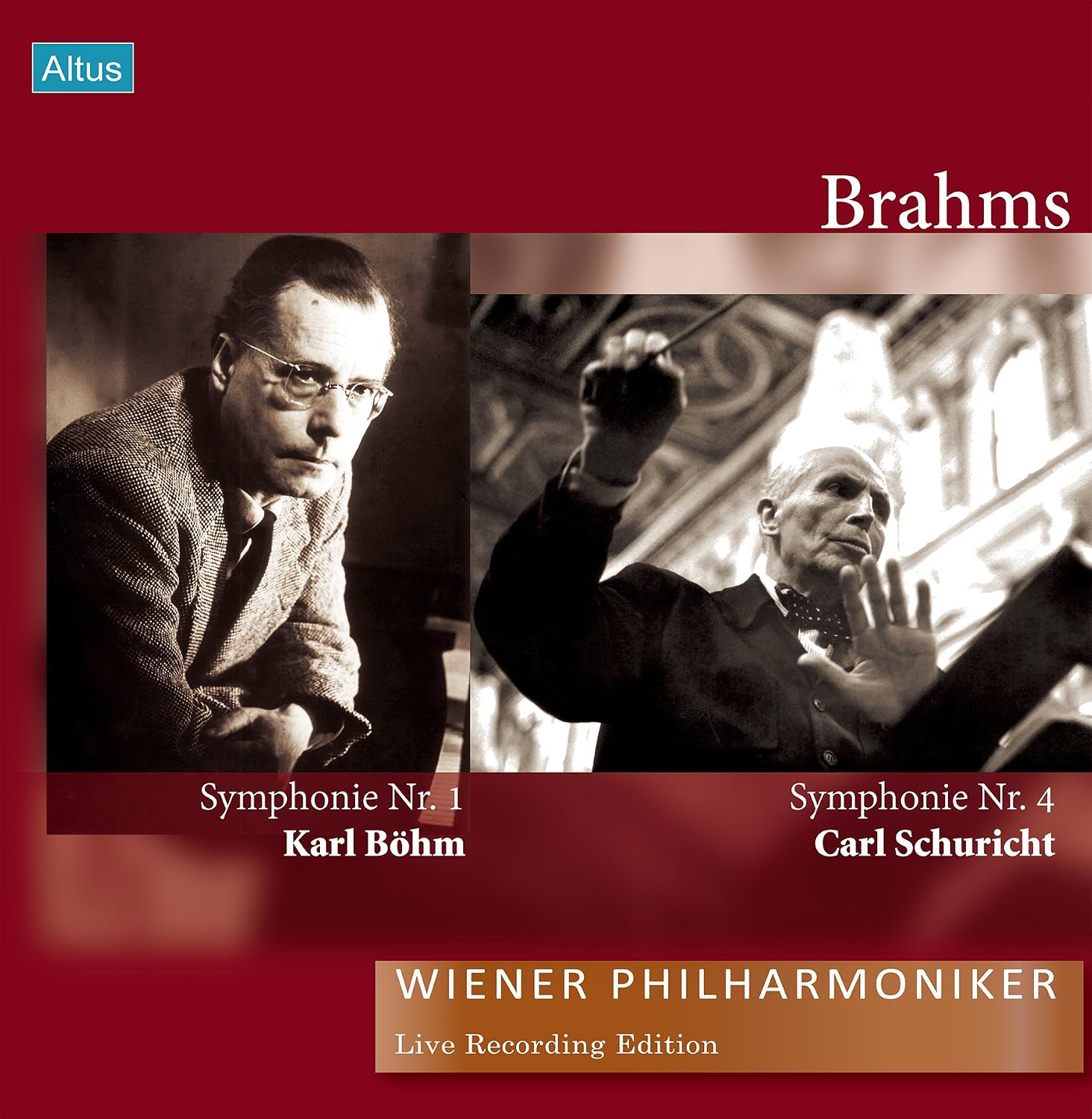 Amazon | ブラームス : 交響曲 第1番 & 第4番 (Brahms : Symphonie Nr.1 & Nr.4 / Karl ...