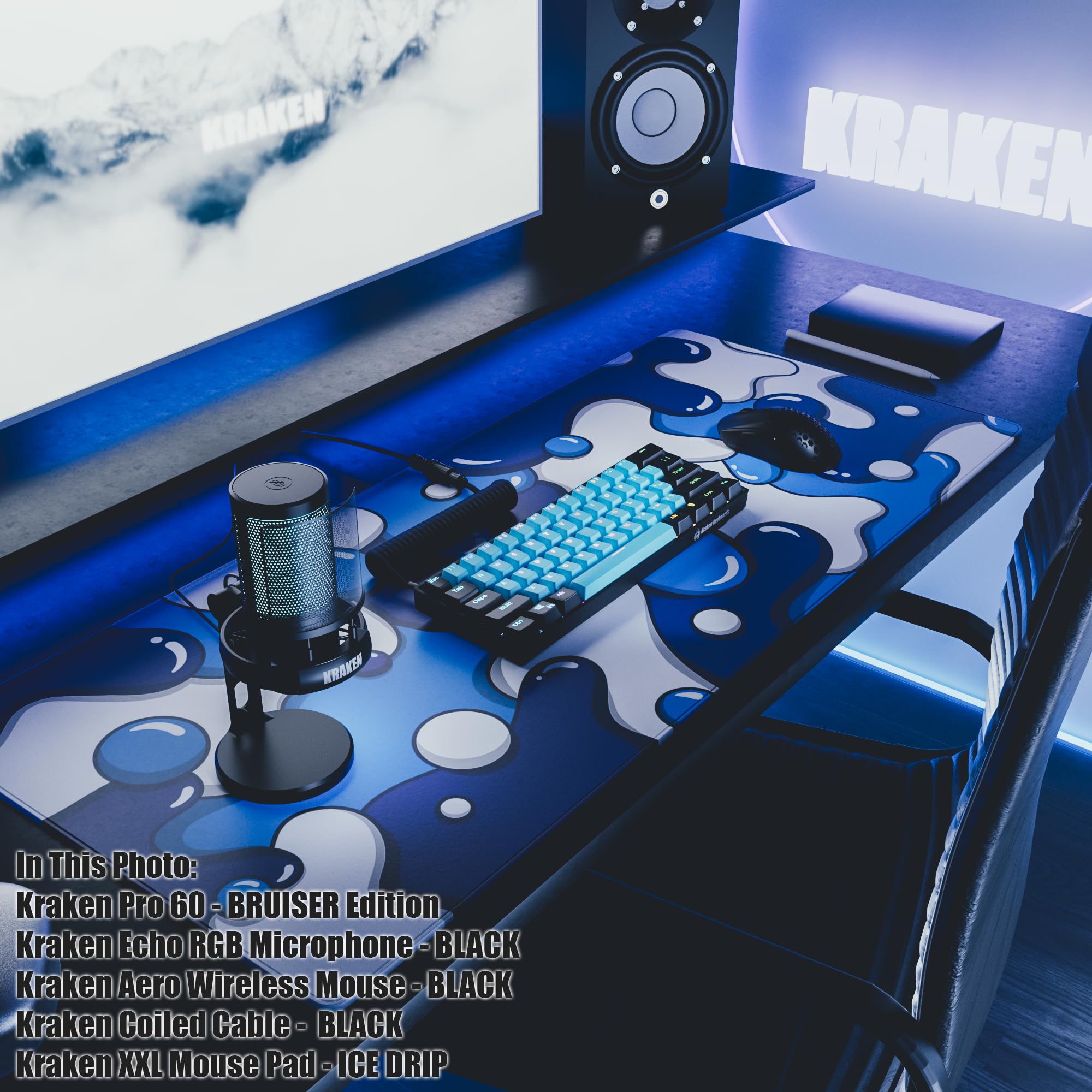 Mua DRIP XXL Blue & White Gaming Mouse Pad - Professional Artisan Mouse ...