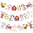 Amazon.com: Farm Animal Banners Farm Party Banners Farm Theme Birthday ...