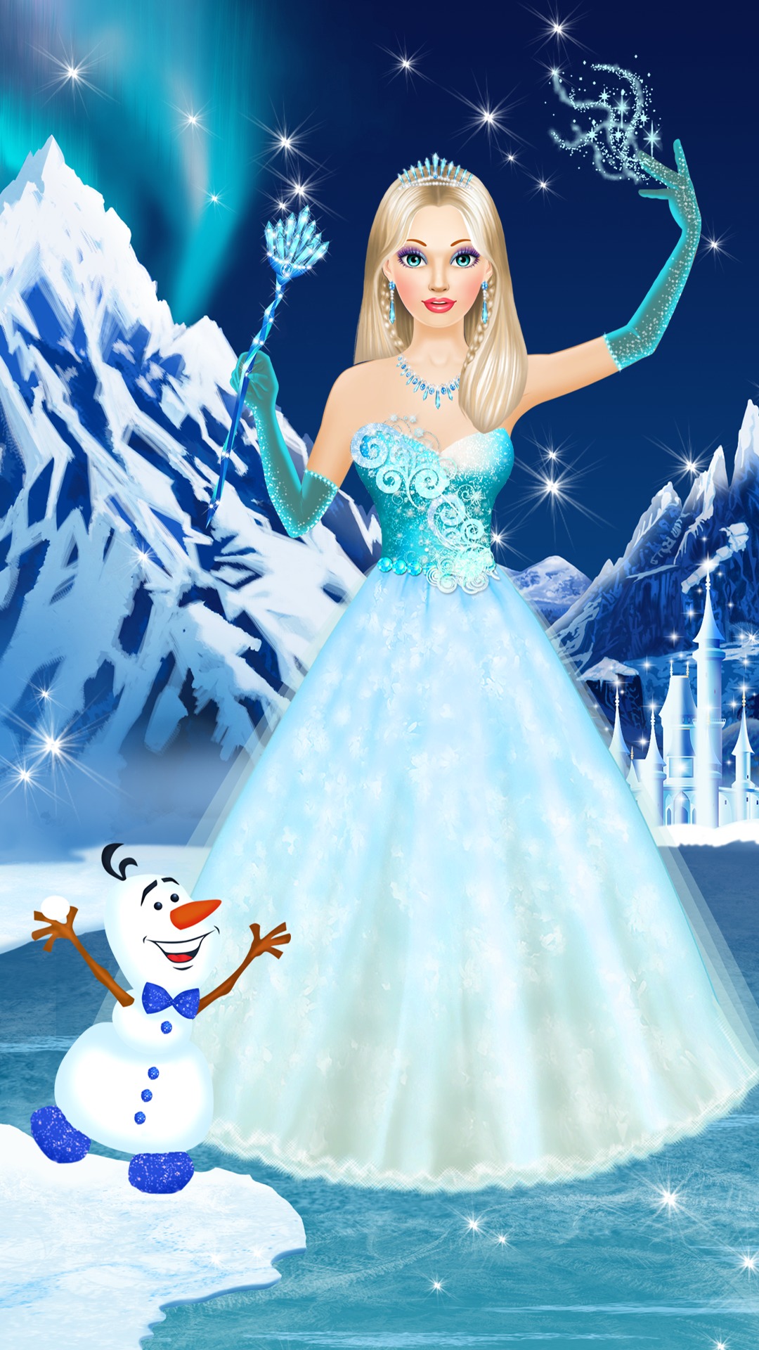 Ice Queen Salon: Spa, Makeup and Dress Up: princess beauty salon ...