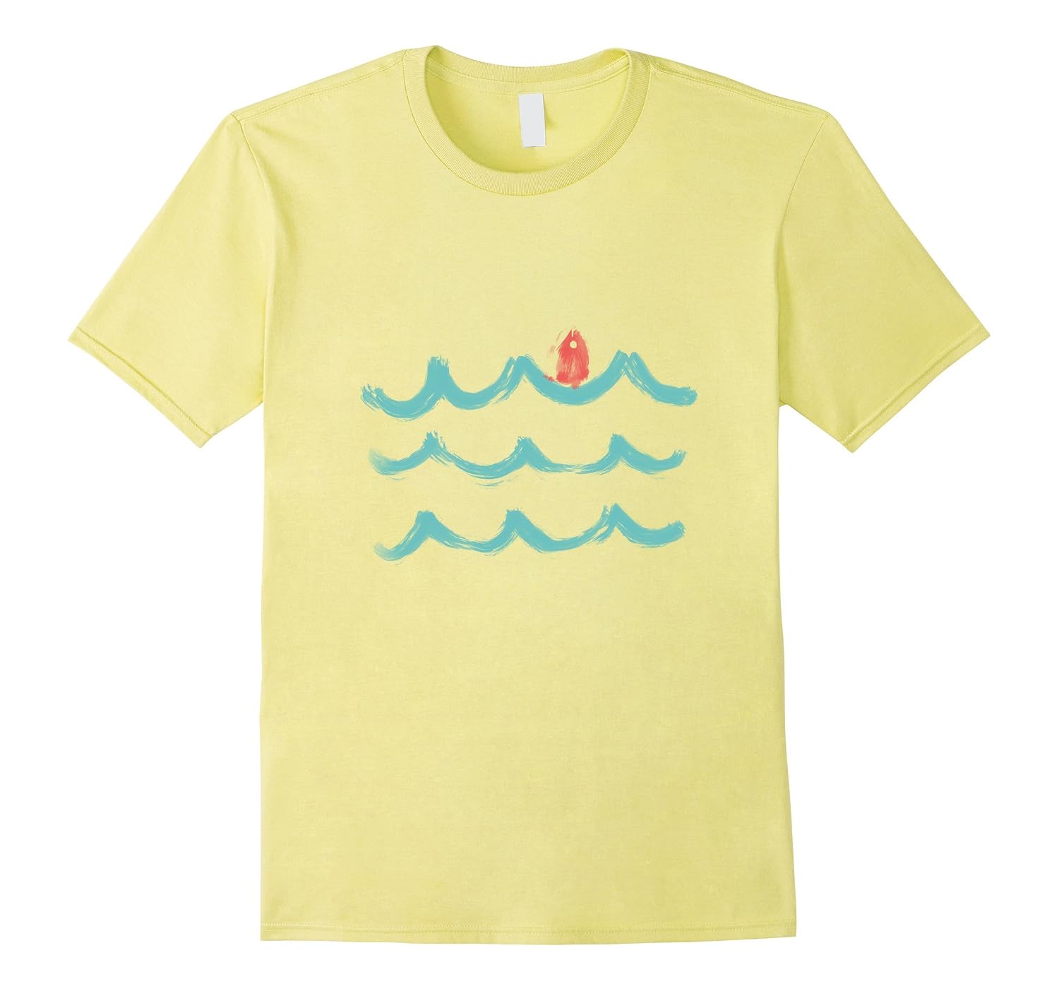 Stoic colors Bright colors fish simple T-shirt-CD – Canditee
