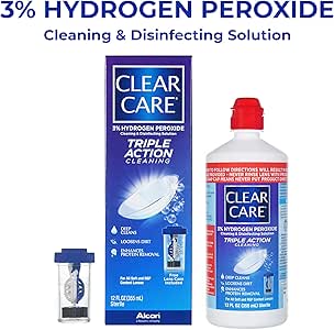 Amazon.com: Clear Care Triple Action Cleaning 12 OZ: Health & Personal Care