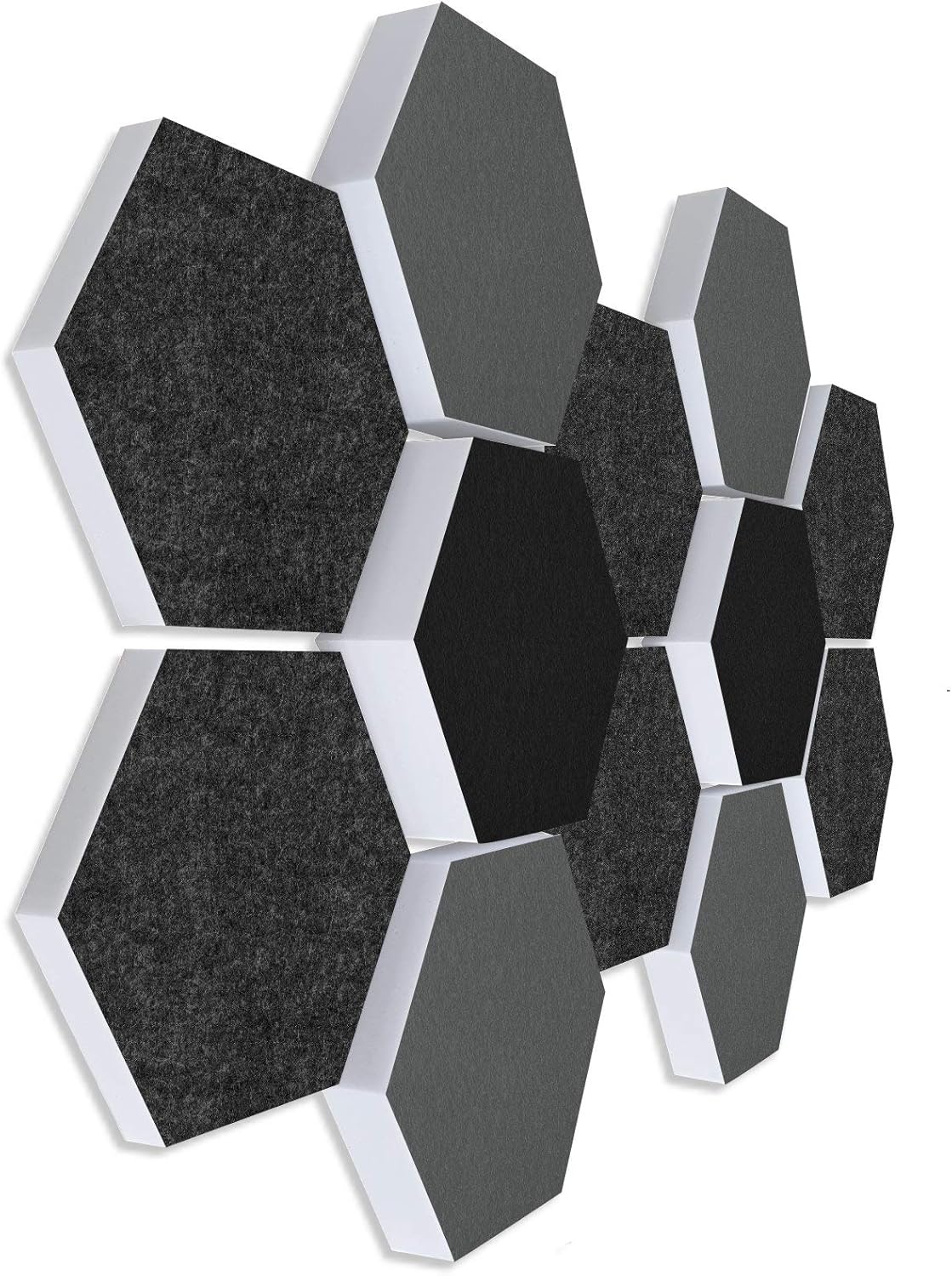 Schallabsorber 3D-Set aus Basotect G+ ® Qualitäts Akustik Elemente ...