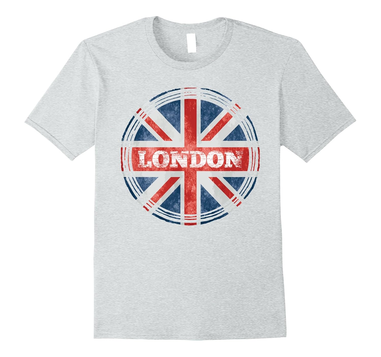 London Souvenirs Tshirts Distressed Roundel English British-T-Shirt ...