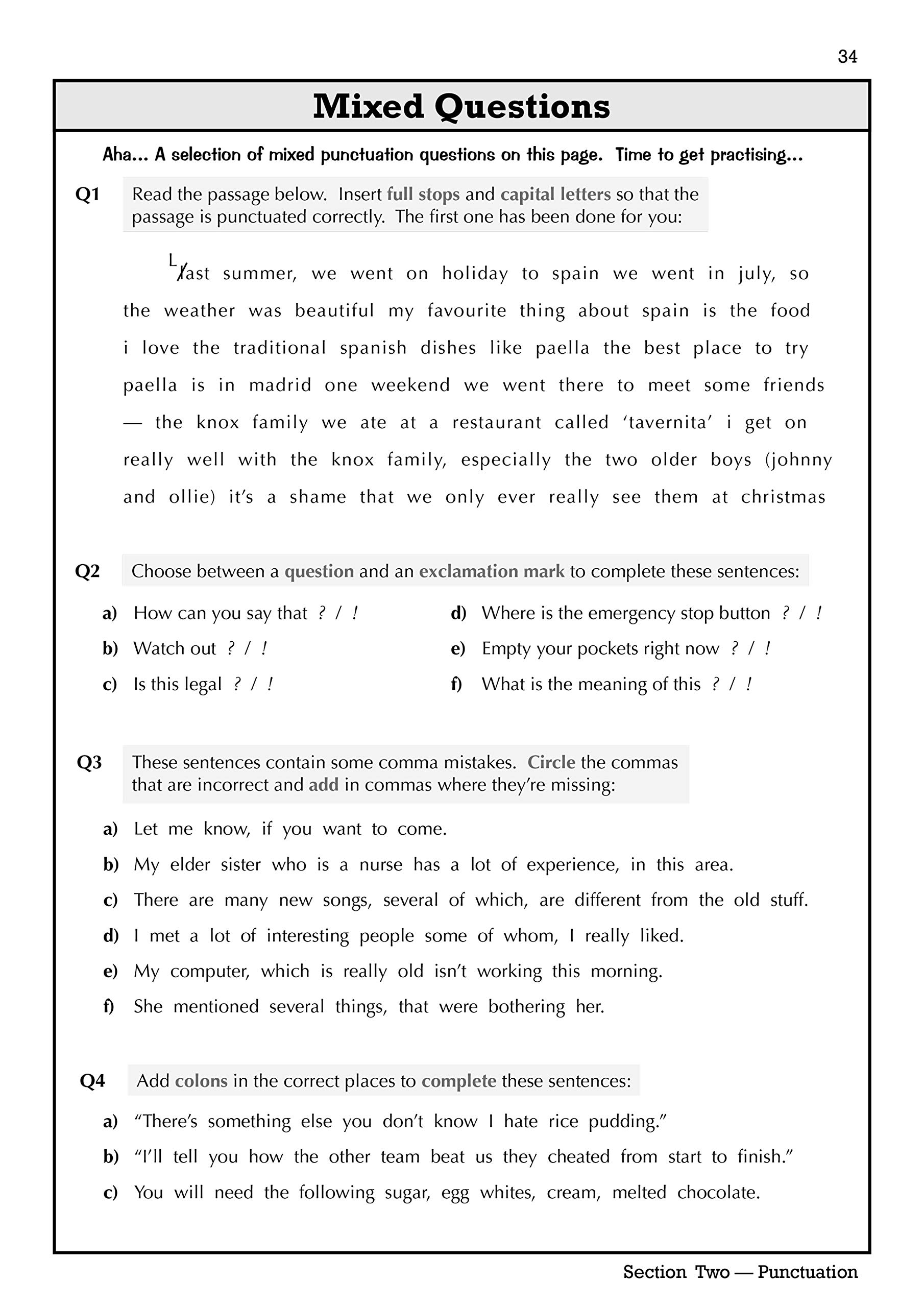 Key Stage 3 Grammar Worksheets First Grade Math Worksheets