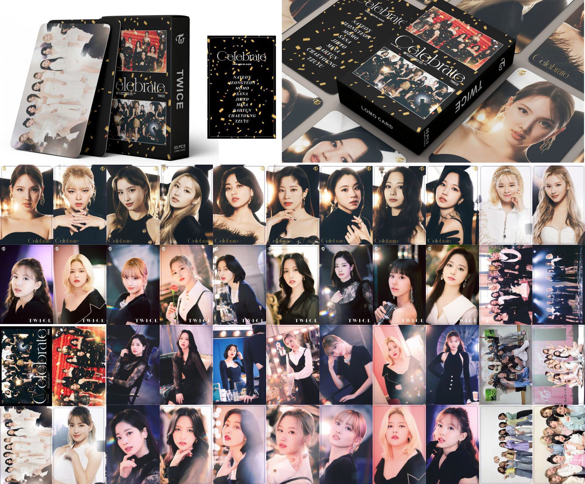 Mua TWICE LOMO Cards, 54 Cards, Celebrate Photocard Set, Member ...