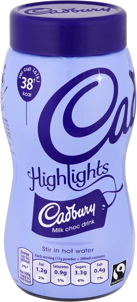 Cadbury Highlights Milk Hot Chocolate, 220g: Amazon.co.uk: Grocery