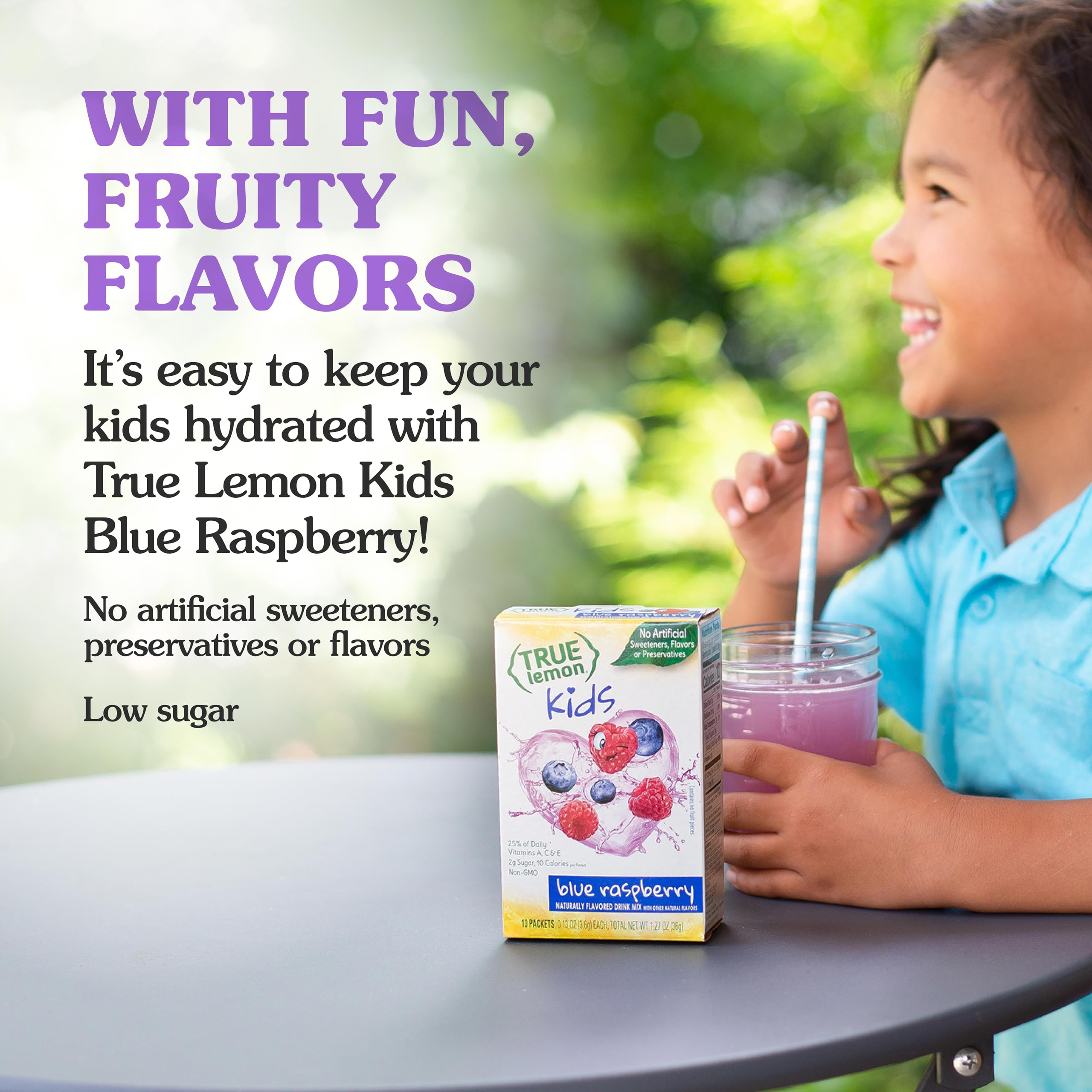 Mua True Lemon Kids Blue Raspberry - Hydration for Kids - No ...