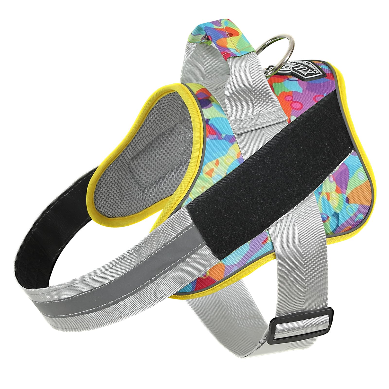 Bolux Dog Harness, No-Pull Reflective Dog Vest, Breathable Adjustable ...