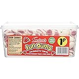 Swizzels Matlow Fun Gums Strawberry Tarts Tub (600 Pieces): Amazon.co ...