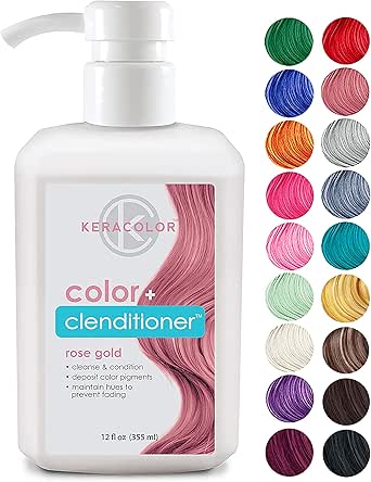 Keracolor Color Plus Clenditioner, Rose Gold, 12 ounce: Amazon.com.mx ...