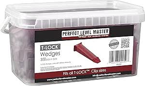 Perfect Level Master 300pcs T-Lock Tile Leveling System Wedges Kit ...