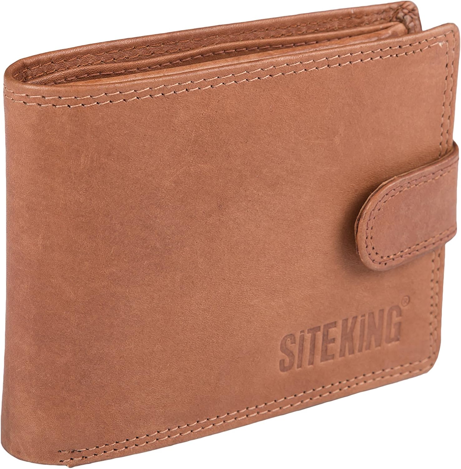 SITE KING Classic Side Wallets with RFID Secure 100% Leather - Notes ...