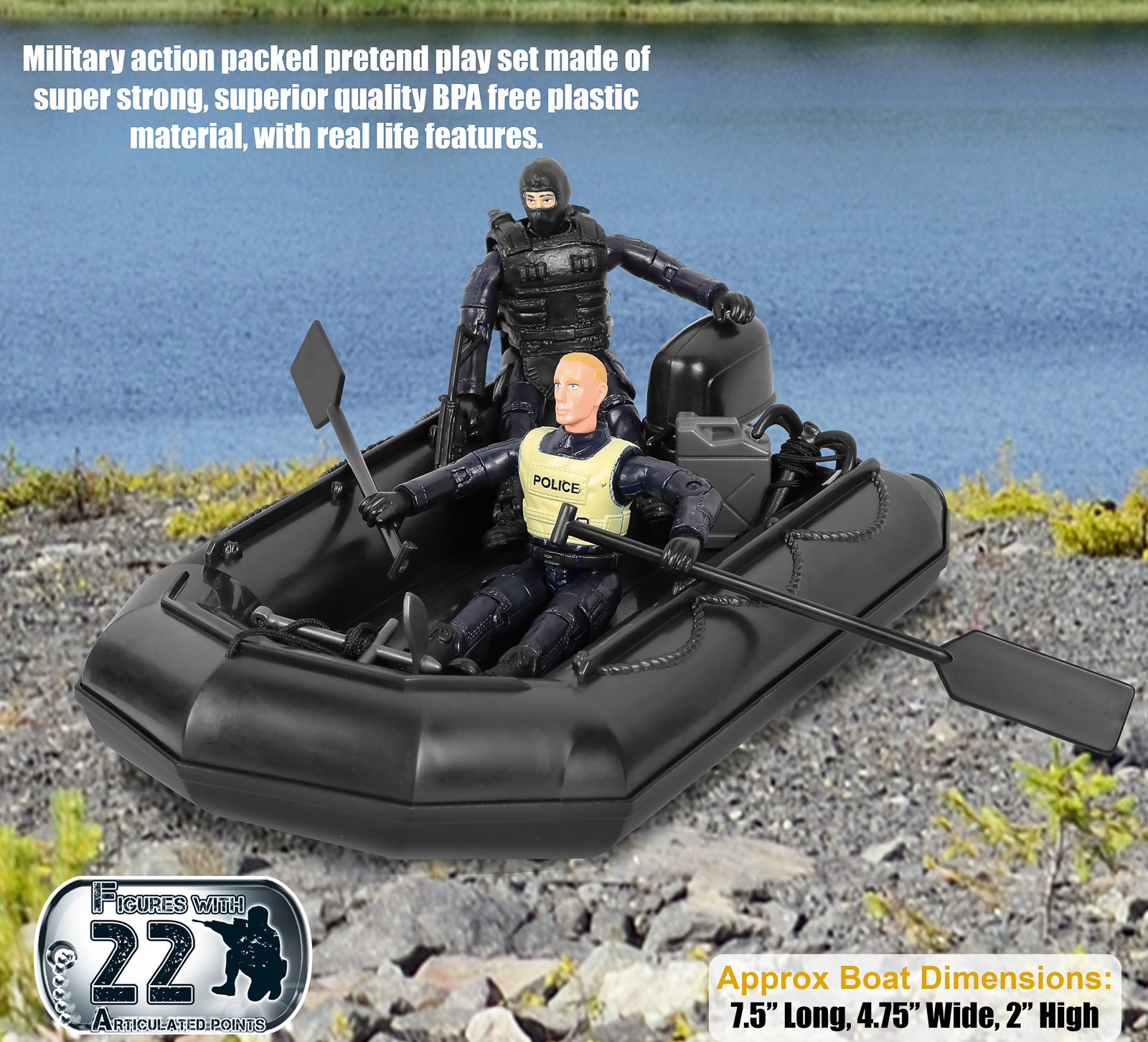 Mua Click N' Play Army Action Figures & Click N Play Military Police ...