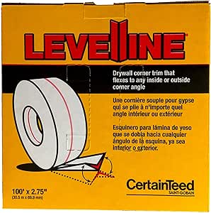 Amazon.com: Levelline Drywall Corner Trim - 100' Roll: Home Improvement