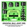 OEMTOOLS 25104 21-Piece Master Ball Joint Press Kit, Ball Joint Puller for Upper and Lower Ball ...