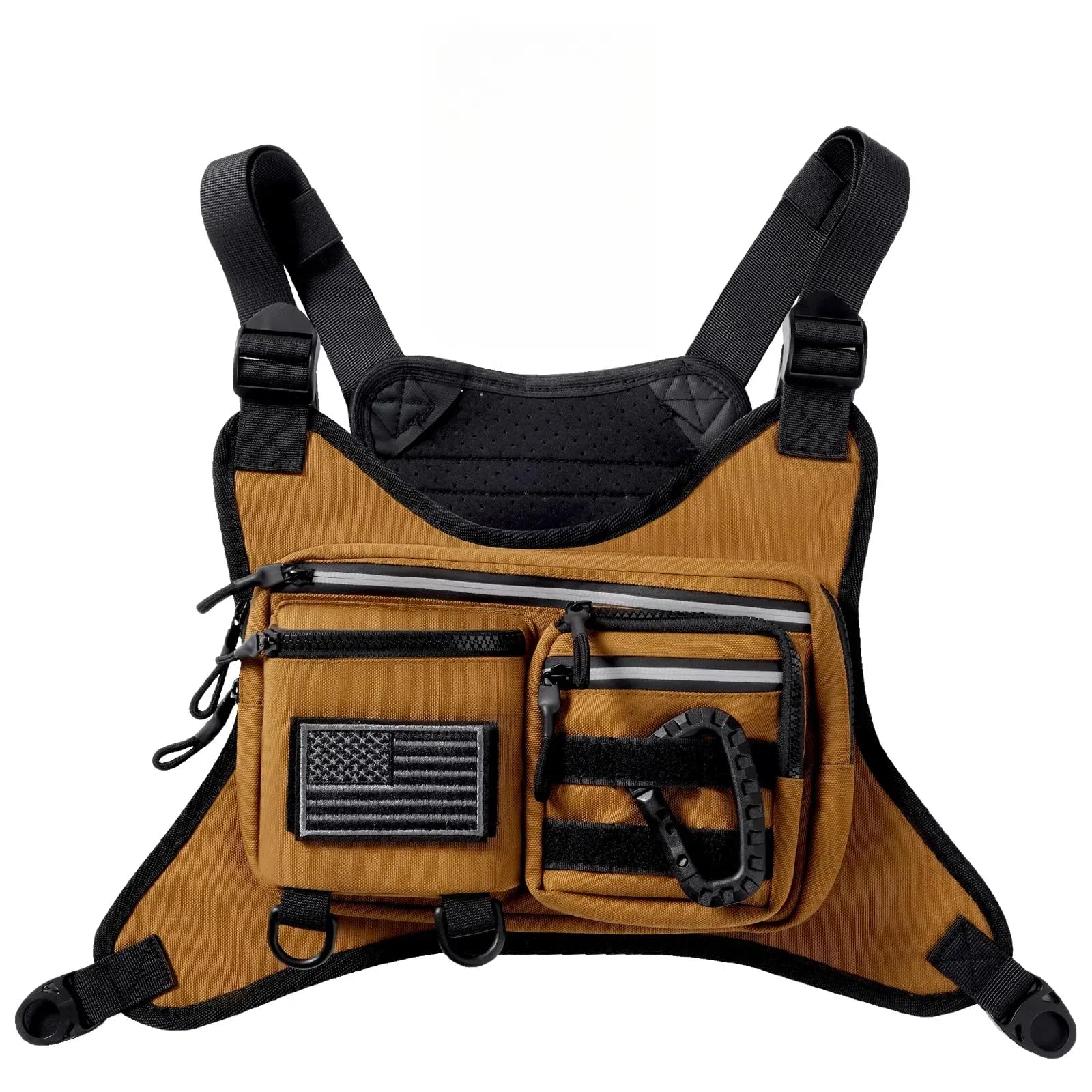 Chest Bag For Men,Water Resistant Chest Pack With Extra Storage ...