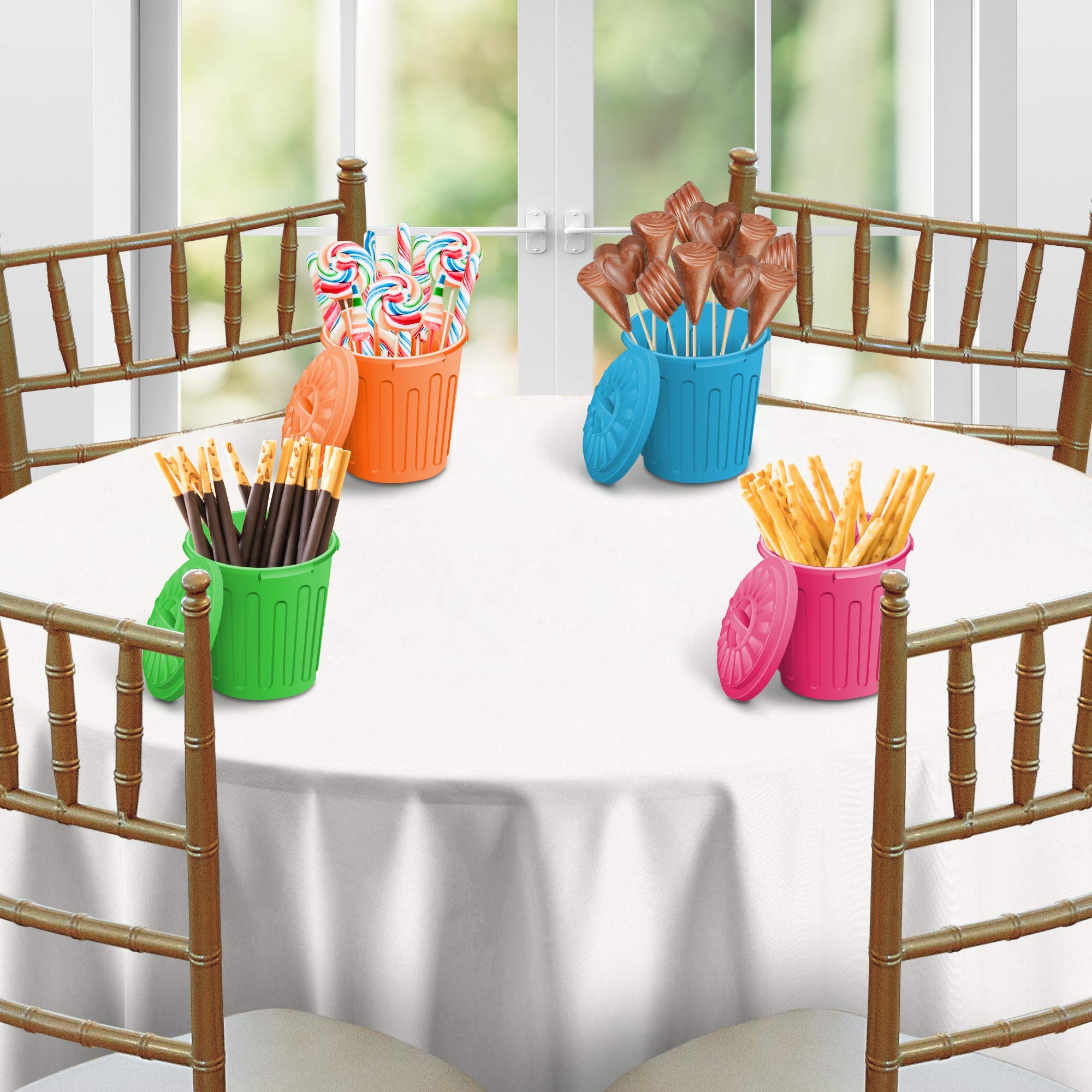Mua ArtCreativity 4.5 Inch Mini Trash Can Set- 12 Pack- Miniature ...