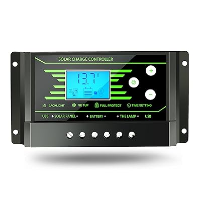 Solar Charge Controller with LCD Display & Dual USB Philippines | Ubuy