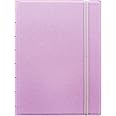 Amazon.com : FILOFAX Refillable Pastel Notebook, A5 (8.25" x 5") Orchid ...