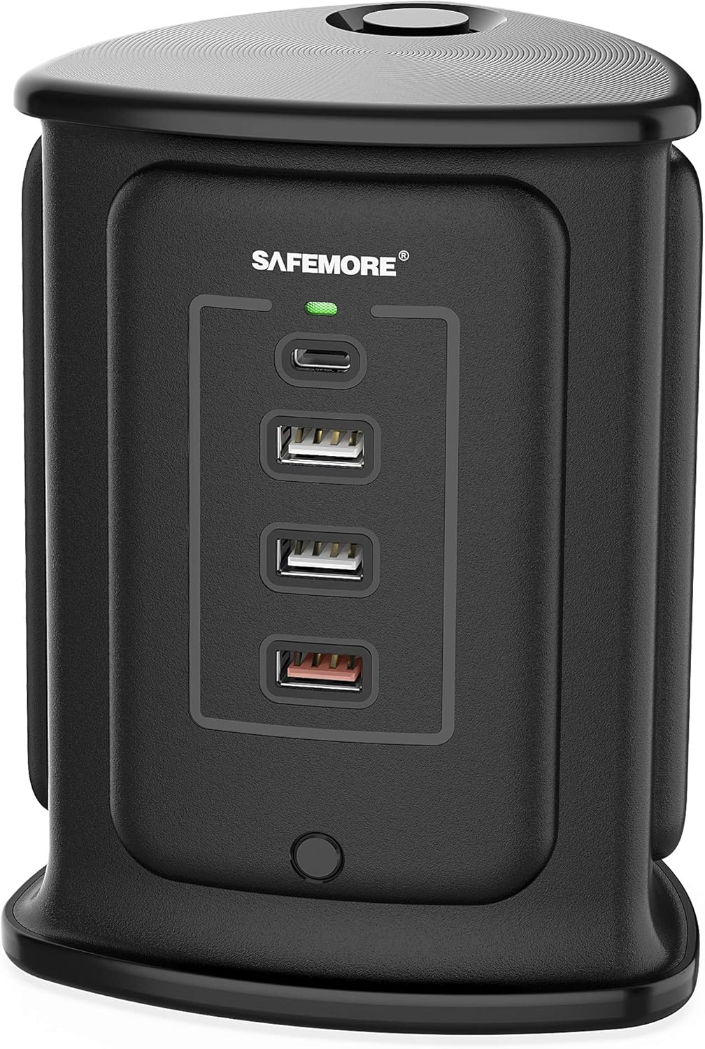 SAFEMORE Extension Lead with USB C Ports,Tower Power Strips with 4 Way ...