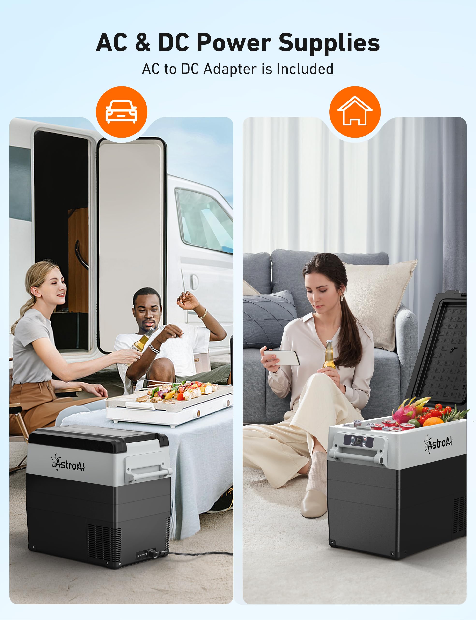 Mua 12 Volt Car Refrigerator, Portable Freezer 12V Fridge Electric ...