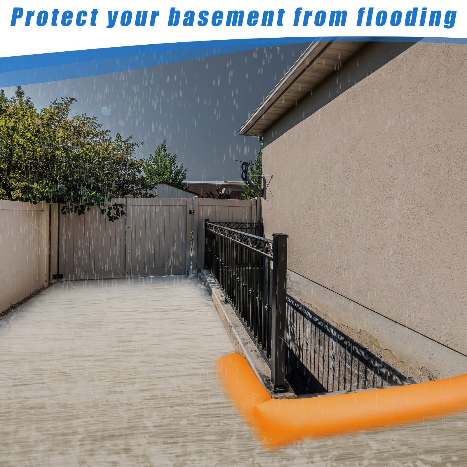 Mua Amylove 2 Pcs PVC Inflatable Flood Barriers for Home Reusable ...