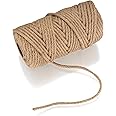 Amazon.com: 6mm Jute Rope, 164 Feet/50 m Jute Twine, Natural Hemp Rope ...