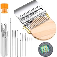 Amazon.com: Darning Mini Loom Machine 14 Hooks Small Speedweve Weaving ...