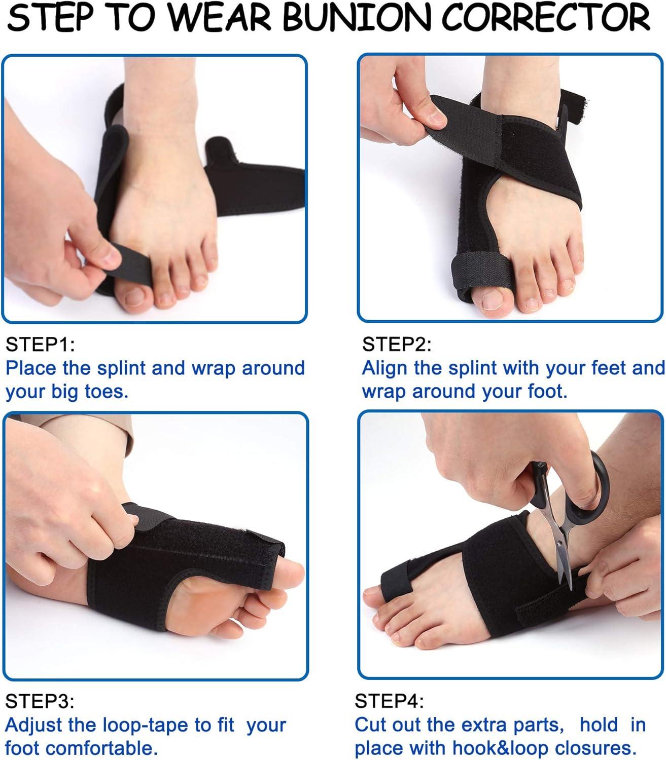 Faletony Bunion Corrector and Bunion Relief Kit, Orthopedic Bunion ...