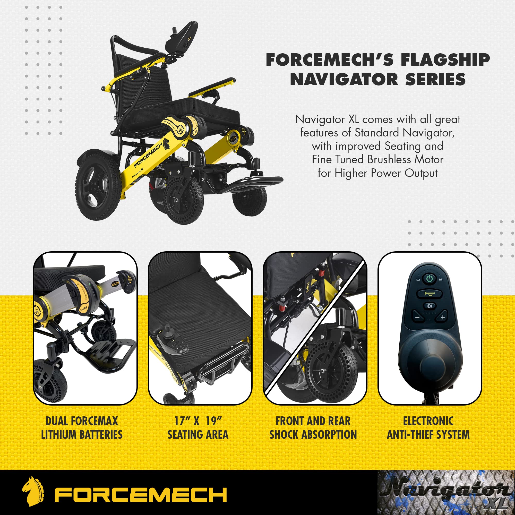 Mua Forcemech Navigator/Navigator XL - All Terrain Folding Electric ...