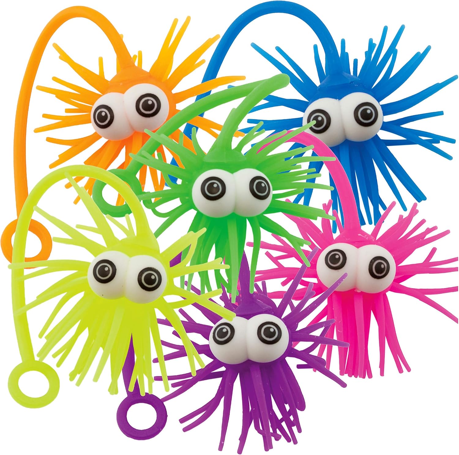 Amazon.com: Giggle Time Stretchy Yoyo | Sea Urchin Jelly Ball Face with ...