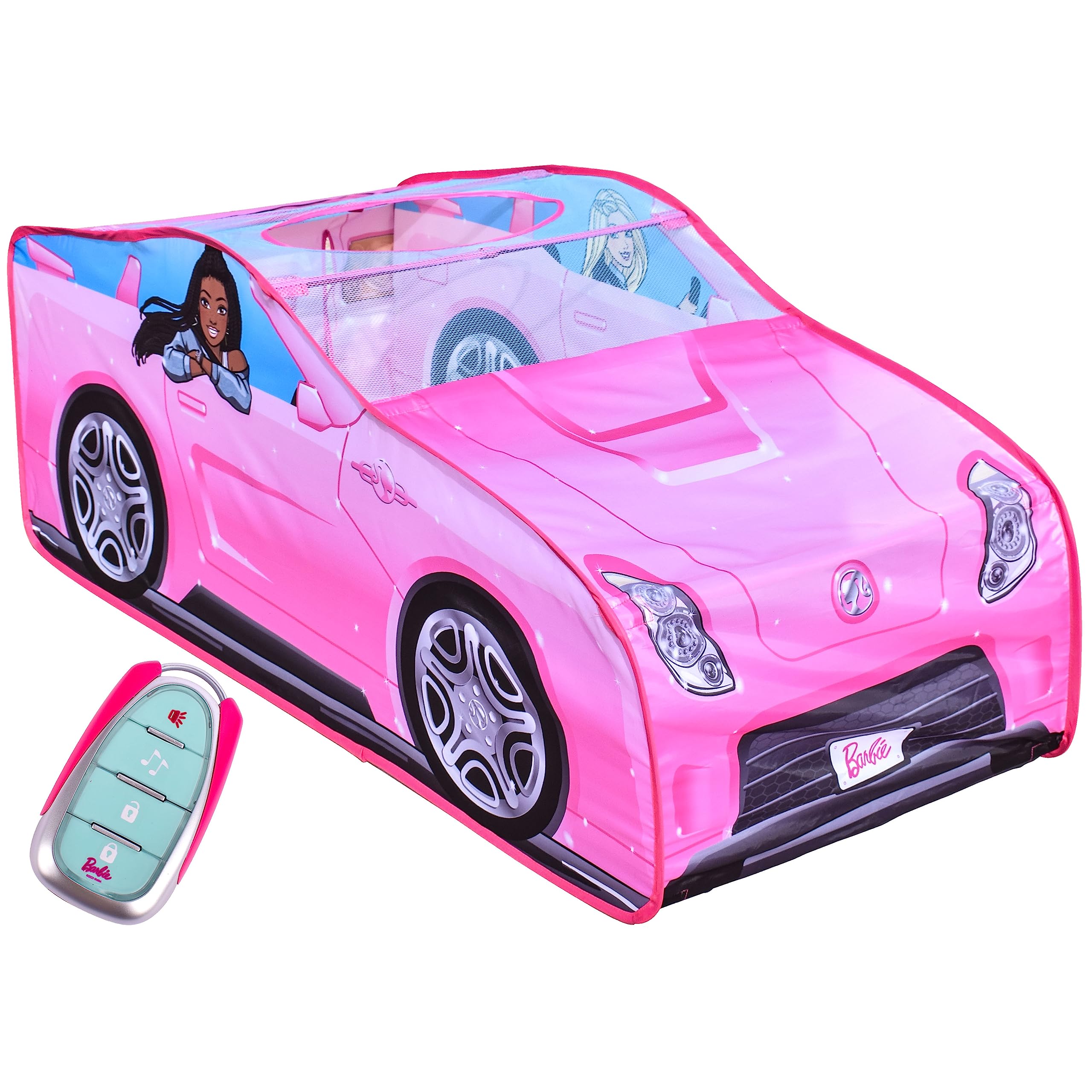 Barbie Convertible Pop Up Tent – Pink Princess Playhouse for Kids ...