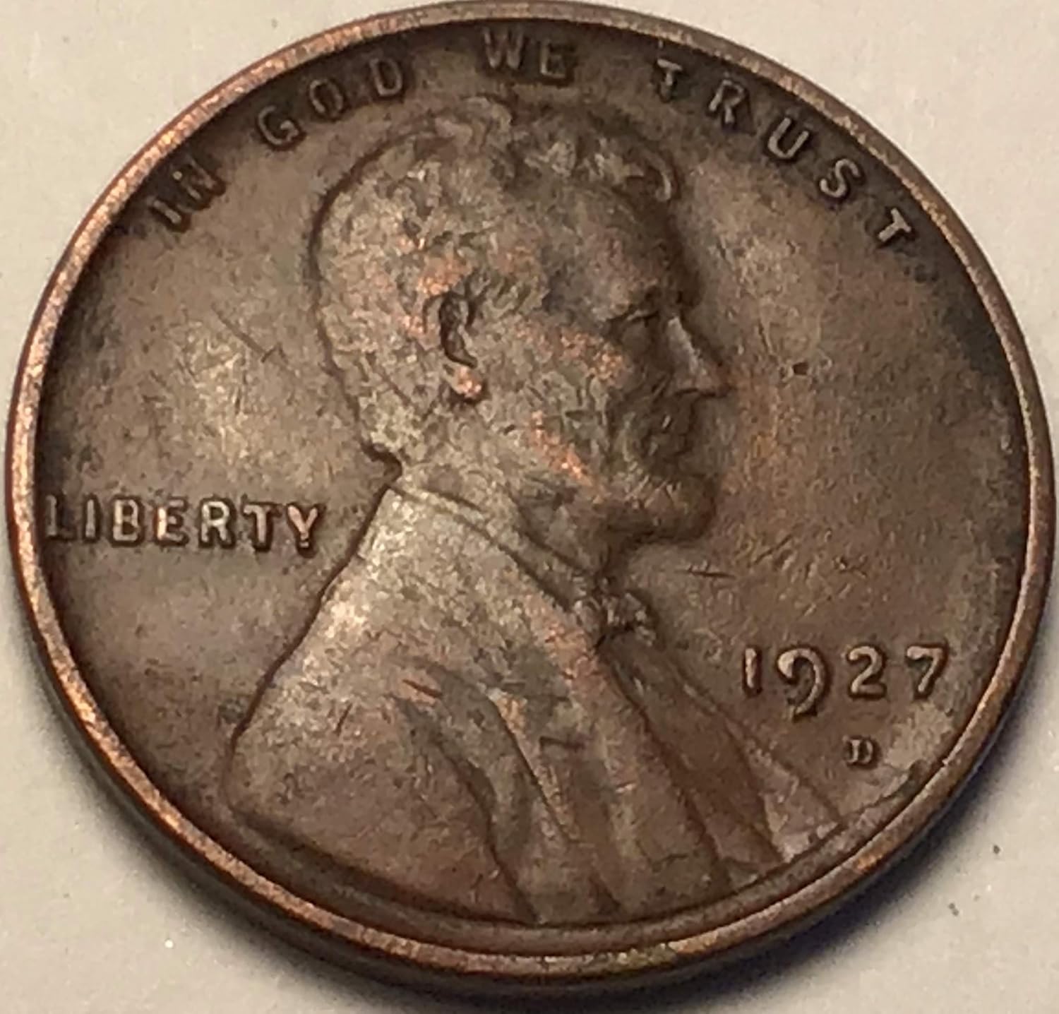 1927 D Lincoln Wheat Cent Penny Choice Very Fine US Mint at Amazon's ...