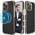 Amazon.com: LOHASIC for iPhone 16 Pro Case Leather, Luxury Vegan Leather Strong Magnetic Classic ...