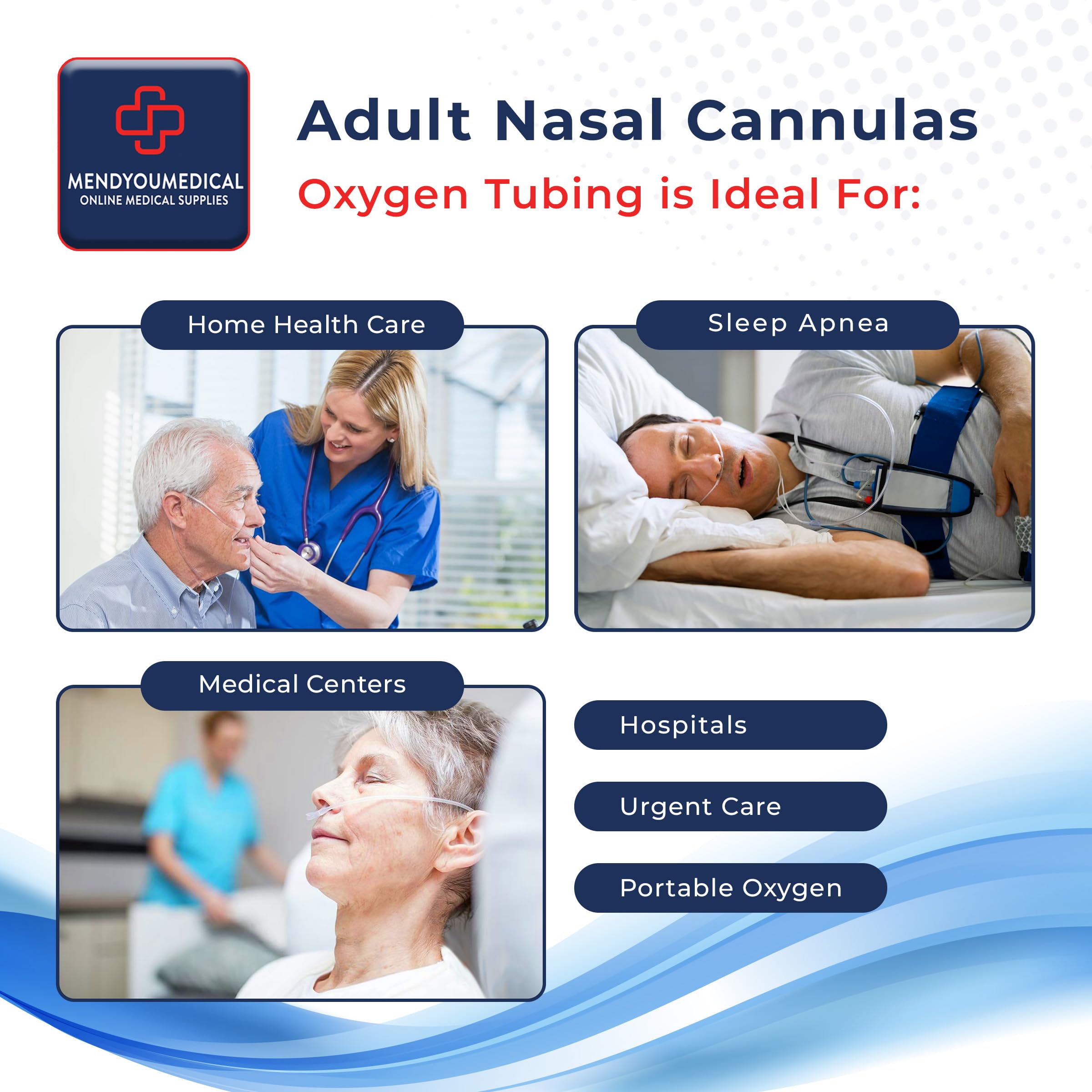 Mua Mend You Medical Curved Tip Cannula Nasal Tubing for Oxygen ...