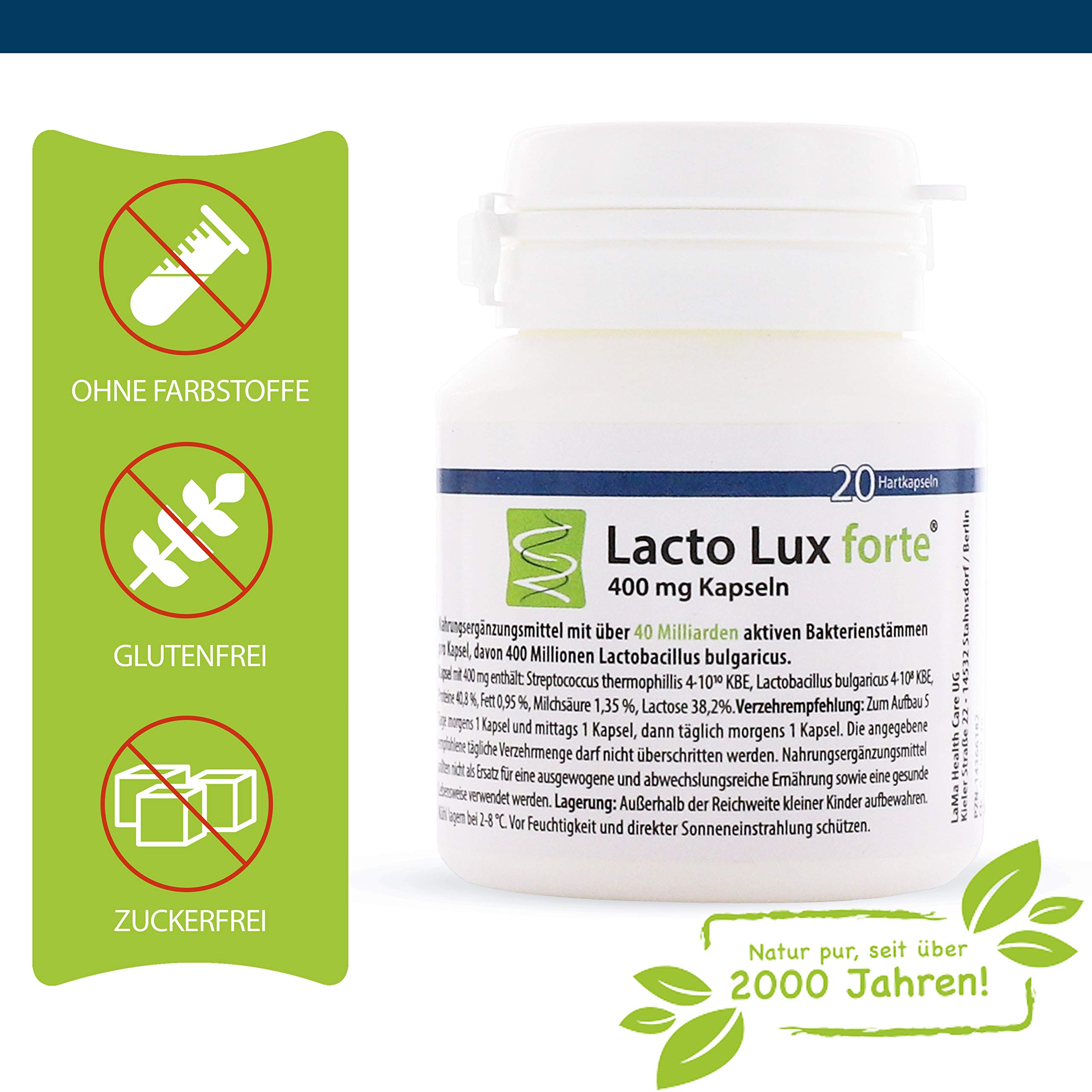 Mua Lacto Lux Forte Lactobacillus Bulgaricus Cultures, 20 Capsules ...