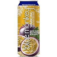 Amazon.com : blue monkey Sparkling Juice, 55%, Passion Fruit, (Pack of ...