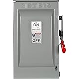 Siemens HNF363R 100-Amp 3 Pole 600-volt 3 Wire Non-Fused Heavy Duty ...
