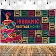 Amazon.com: Hispanic Heritage Month Decorations Latin American Banner ...
