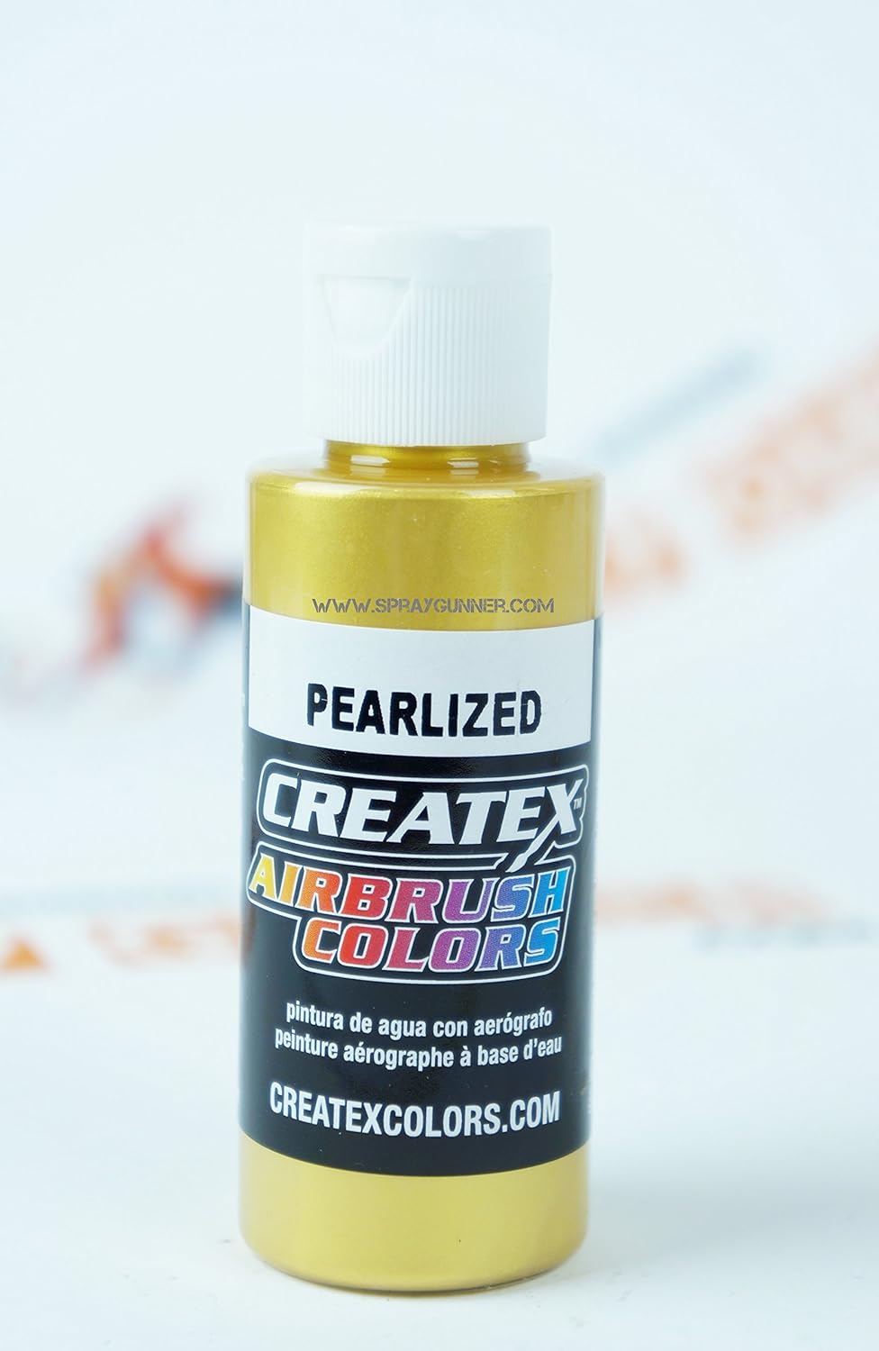 Amazon.com: Airbrush Colors Createx Pearlized 5307 Pearl Satin Gold 2oz ...