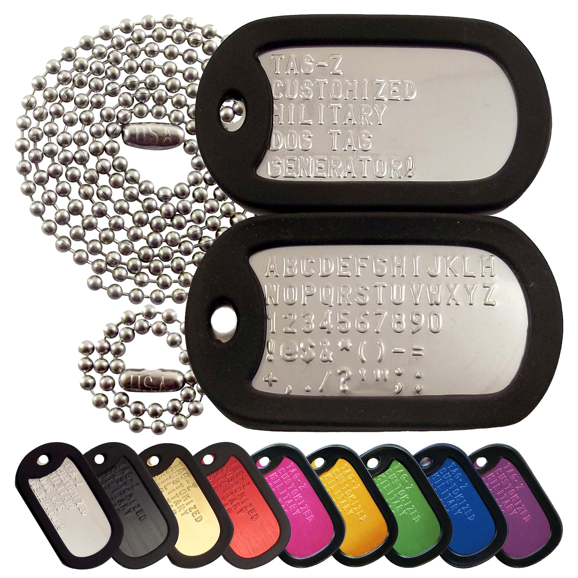 Mua Personalized Military Dog Tags - T304 Stainless Steel Tags with ...