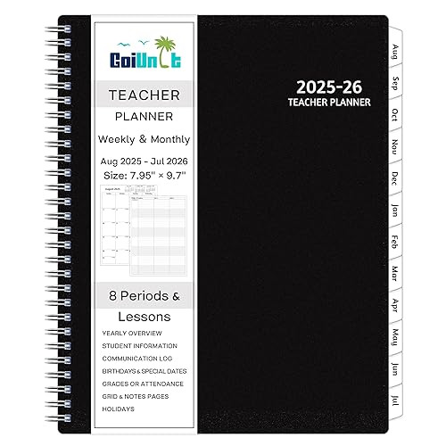 GoiUnlt Teacher Planner 2025-2026, AUG. 2025 – JUL. 2026, Lesson ...