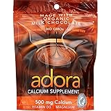 Amazon.com: Adora Calcium Supplement Disk, Organic Dark Chocolate, 30 ...