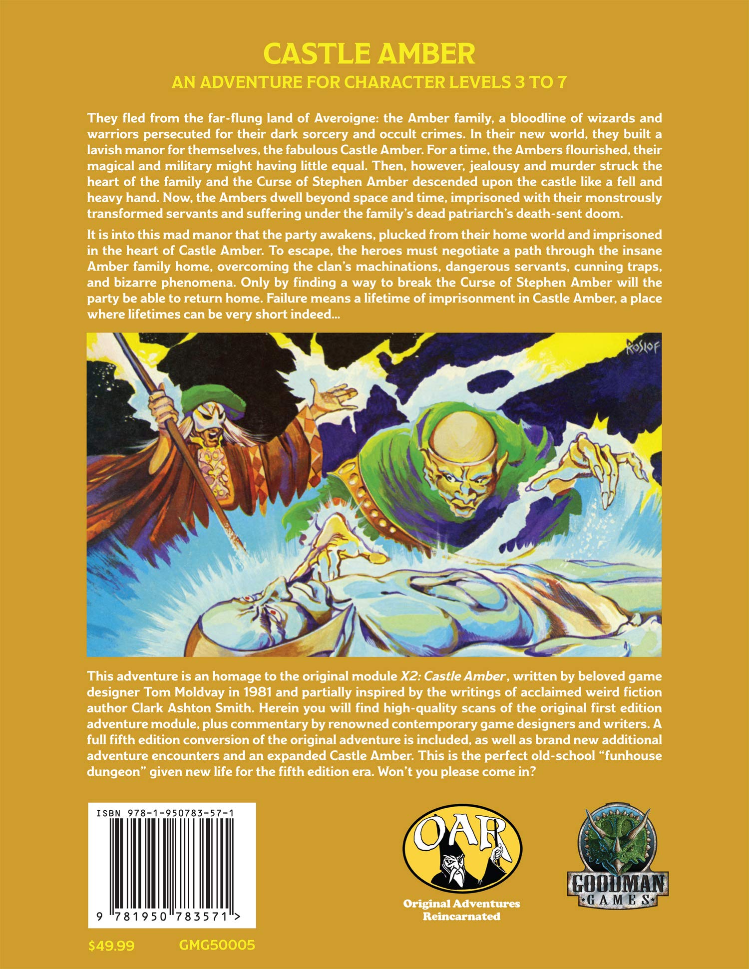 Mua Goodman Games Original Adventures Reincarnated #5 - Castle Amber ...