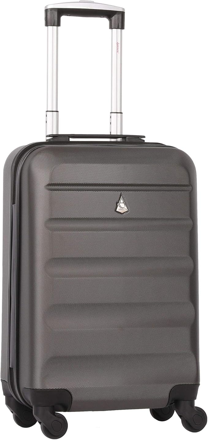 Trolley Aerolite ABS - bagaglio a mano 55x35x20 cm - Valigia da viaggio ...