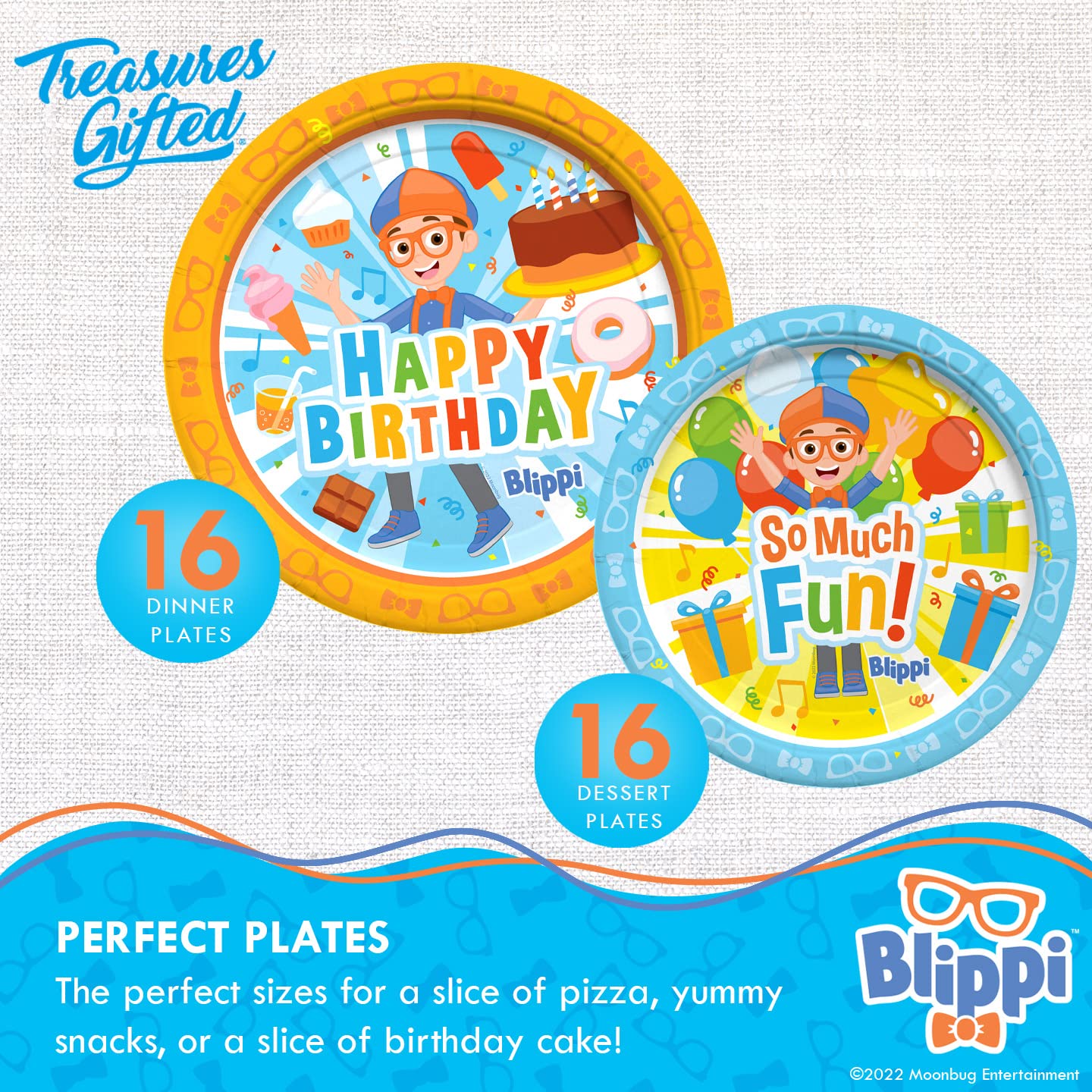 Mua Treasures Gifted Officially Licensed Blippi Birthday Party Supplies ...