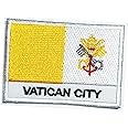 Amazon.com: Vatican City National Flag Patches Vatican City Country ...