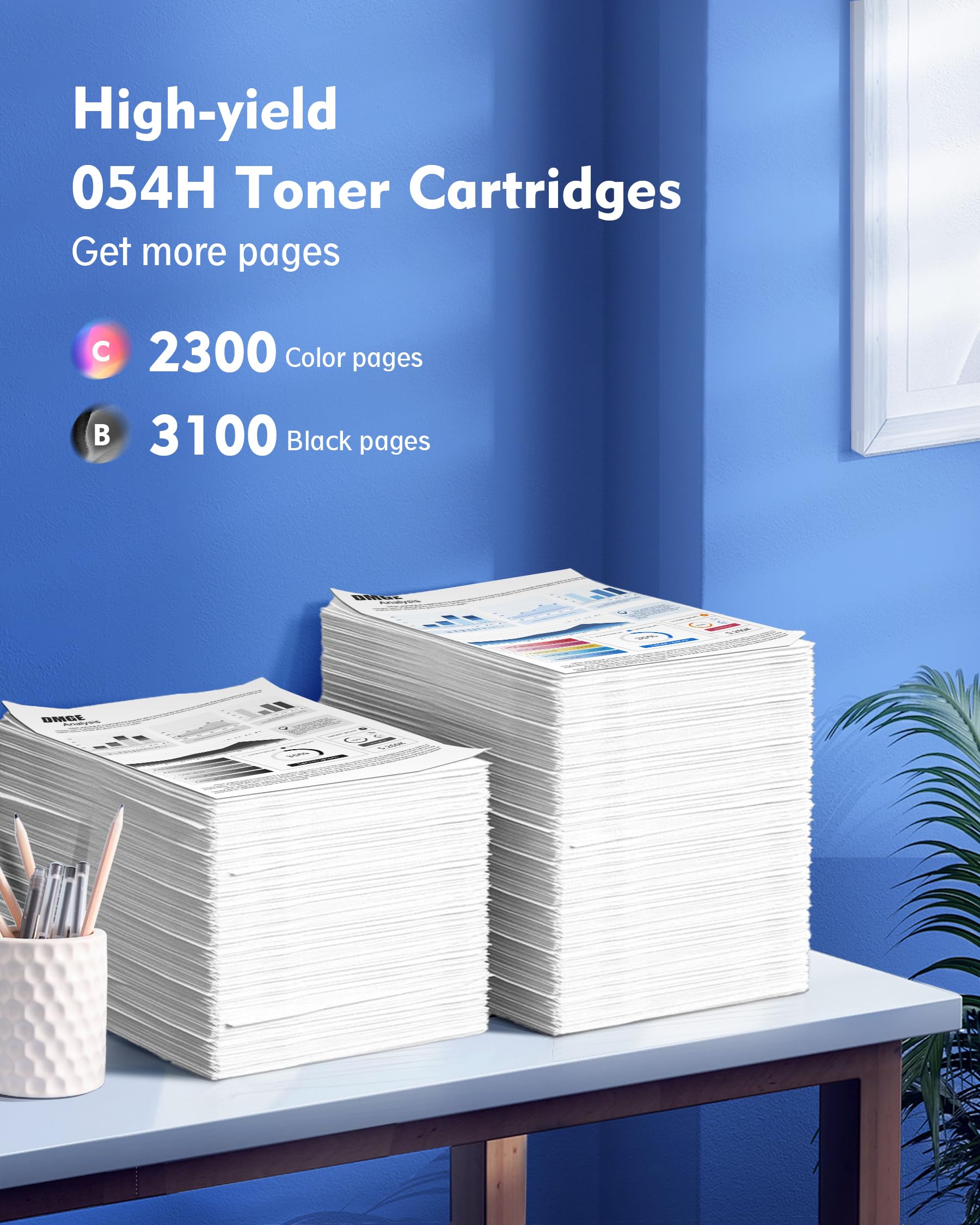 Mua 054H Toner Cartridge Set - Replacement for Canon 054 Toner ...