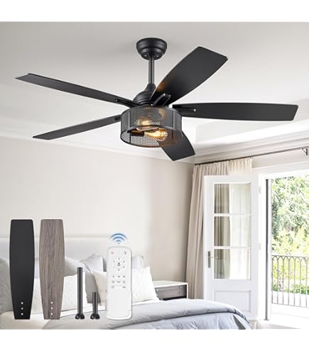 Adirondack Ceiling Fan With Light HUNTER ADIRONDACK 52” CEILING FAN